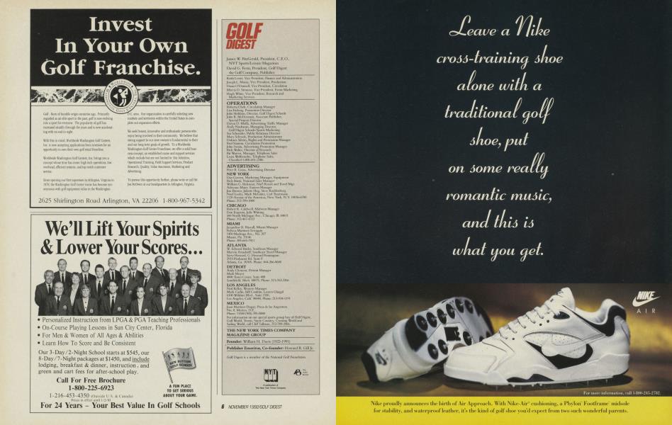 GOLF DIGEST | Golf Digest | NOVEMBER 1992