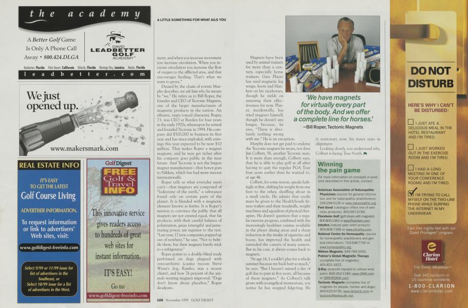 Leadbetter Golf | Golf Digest | NOVEMBER 1999