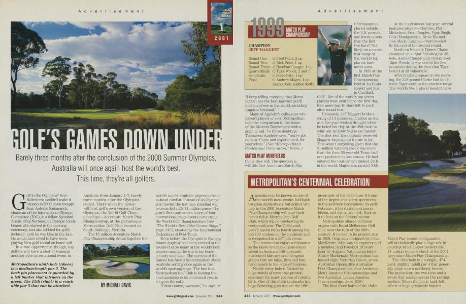 World Golf Championship | Golf Digest | JANUARY 2001