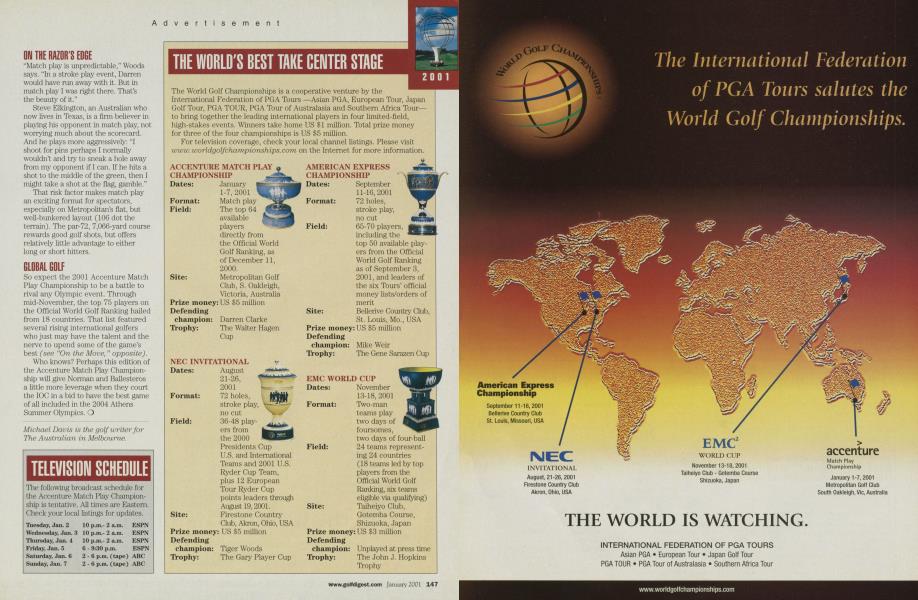 World Golf Championship | Golf Digest | JANUARY 2001