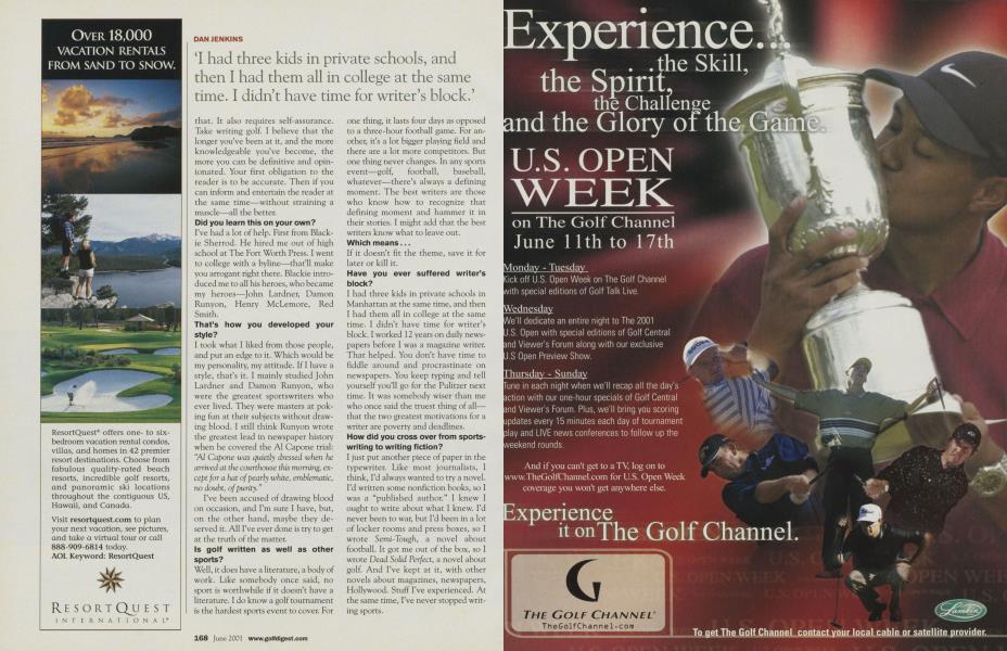 The Golf Channel | Golf Digest | JUNE 2001