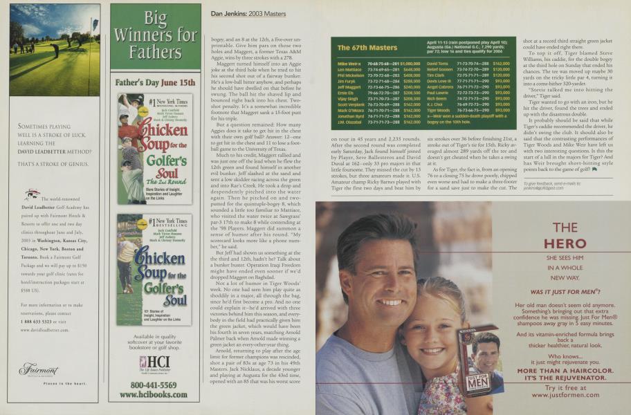 Fairmont Resorts | Golf Digest | JUNE 2003