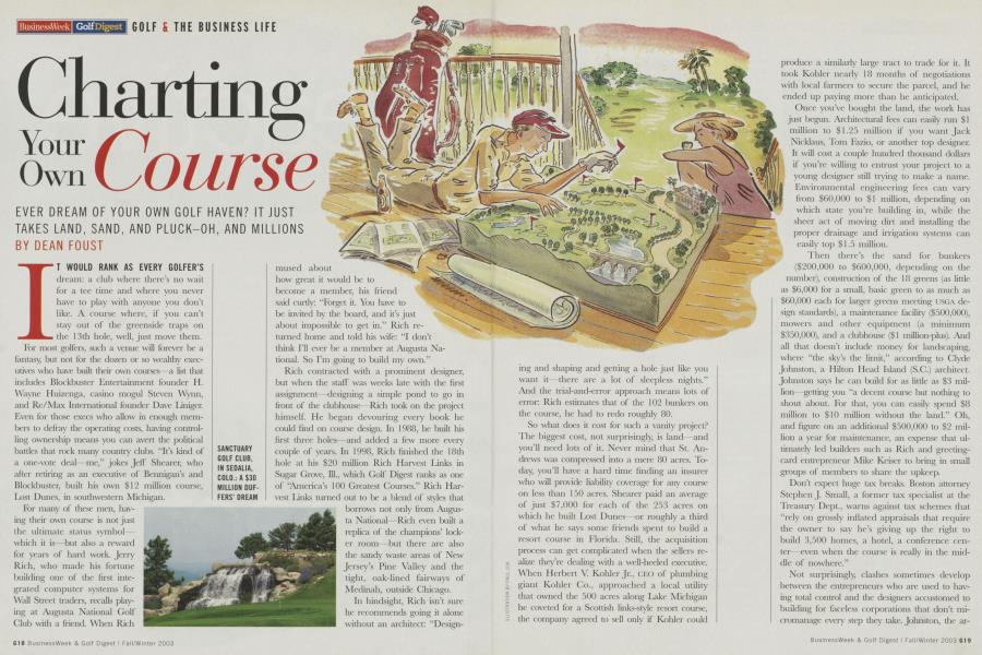 Charting Your Own Course | Golf Digest | DECEMBER 2003 Charting Your Own Course | Golf Digest | DECEMBER 2003