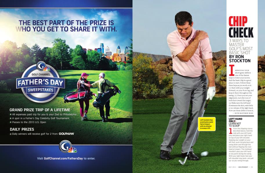 CHIP CHECK | Golf Digest | MAY 2013