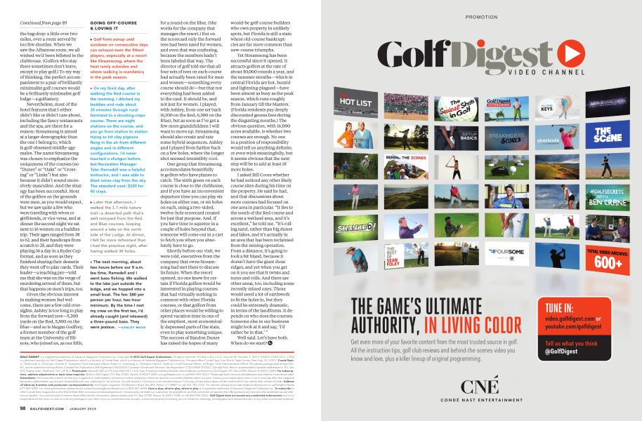 GOLF DIGEST VIDEO CHANNEL | Golf Digest | JANUARY 2015