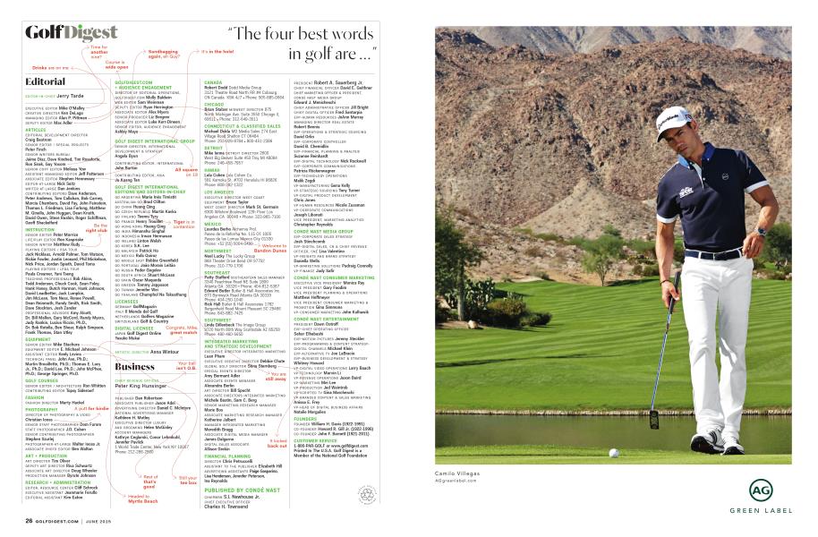 Golf Digest | Golf Digest | JUNE 2015