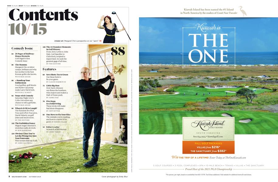 Contents | Golf Digest | OCTOBER 2015
