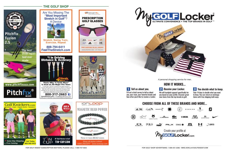 My Golf Locker | Golf Digest | JUNE 2017