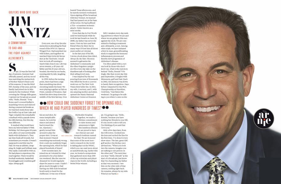 JIM NANTZ: A COMMITMENT TO DAD AND THE FIGHT AGAINST ALZHEIMER'S | Golf ...