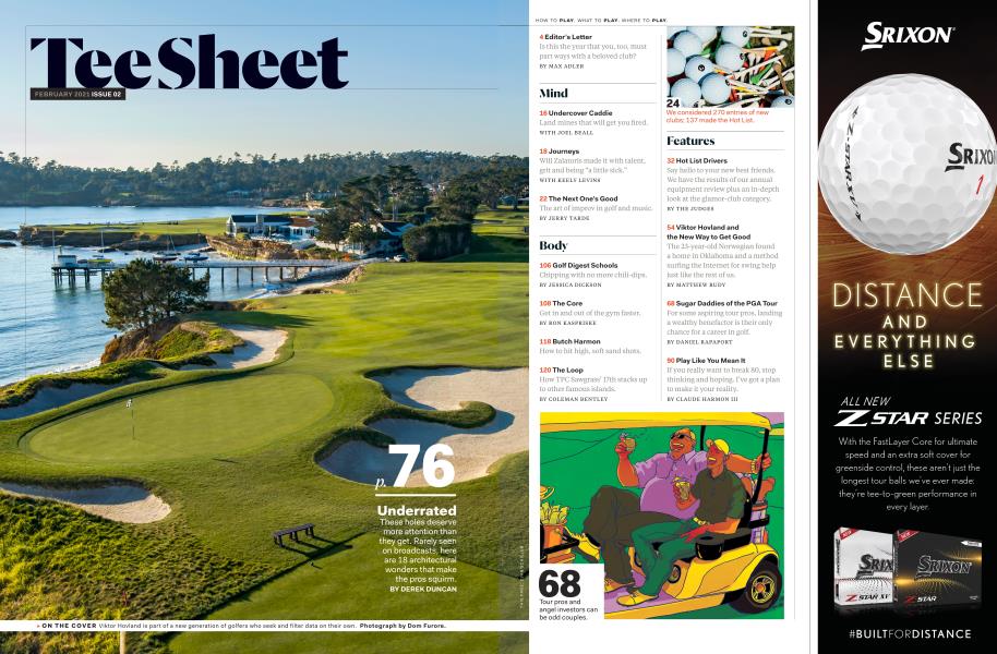 Tee Sheet | Golf Digest | MARCH 2021