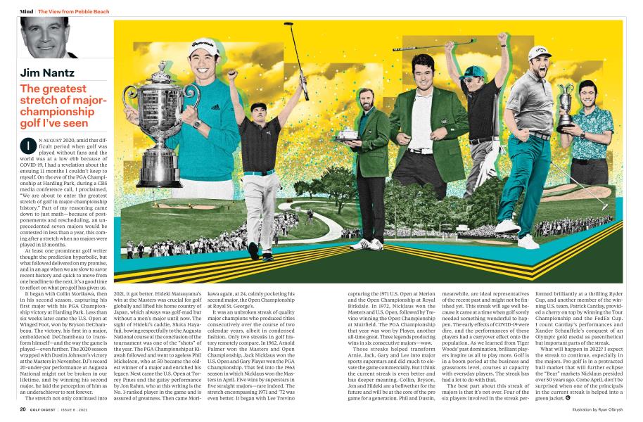 Jim Nantz | Golf Digest | OCTOBER 2021