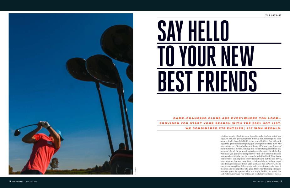 SAY HELLO TO YOUR NEW BEST FRIENDS | Golf Digest | HOT LIST 2021