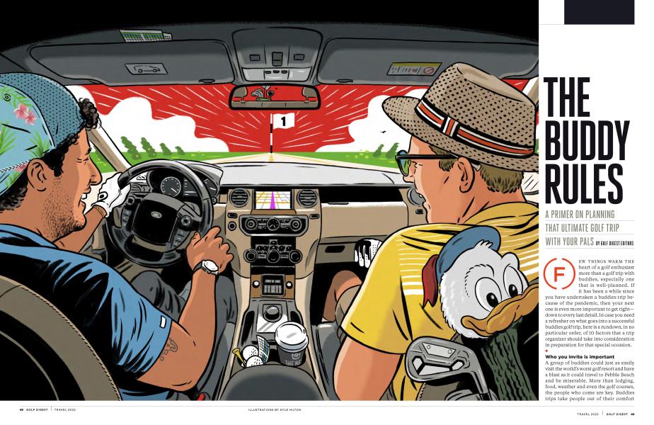 THE BUDDY RULES | Golf Digest | TRAVEL 2022