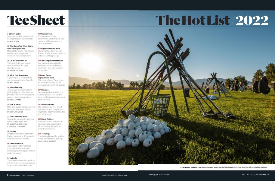 Tee Sheet | Golf Digest | DECEMBER 2022