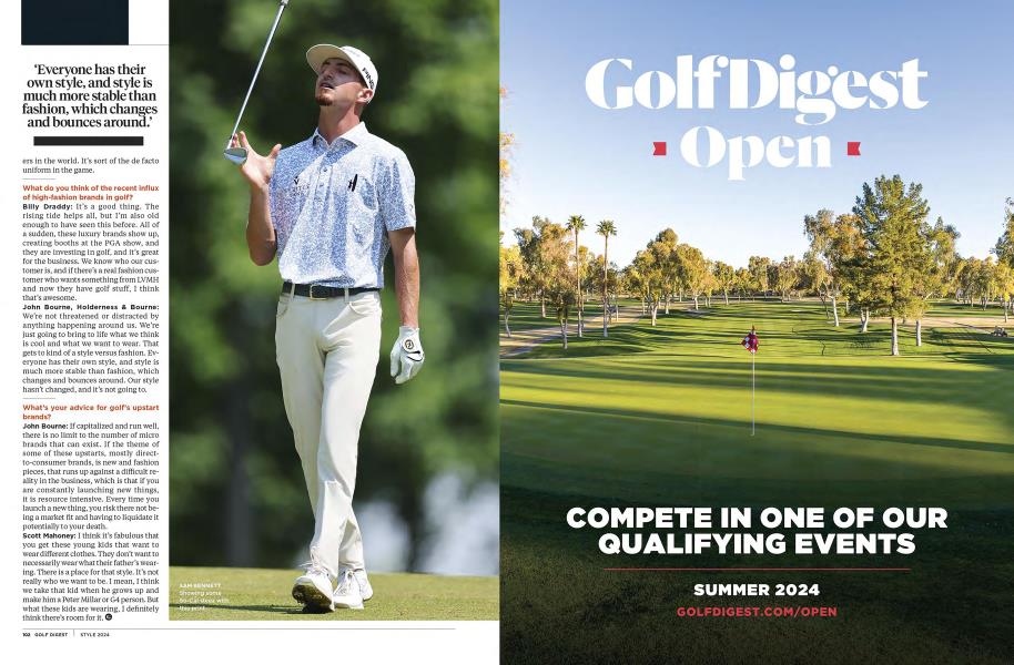 GOLF DIGEST OPEN | Golf Digest | STYLE 2024