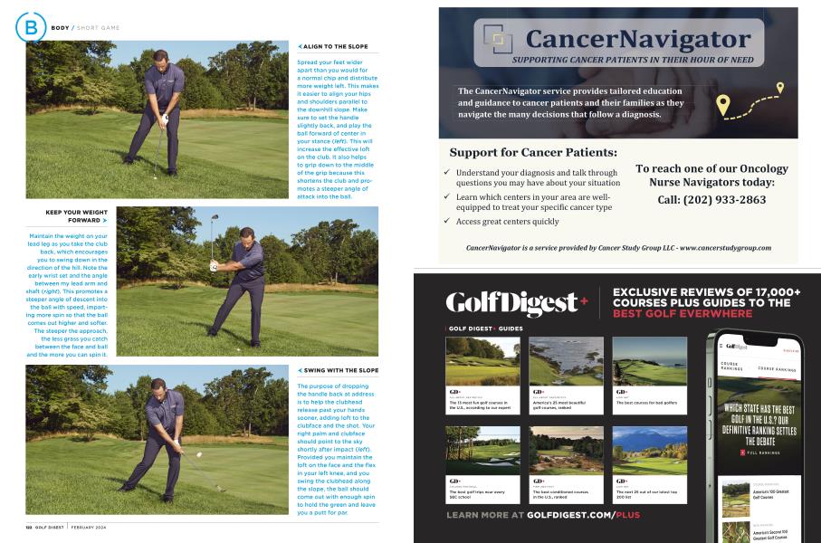GOLF DIGEST PLUS | Golf Digest | FEBRUARY 2024