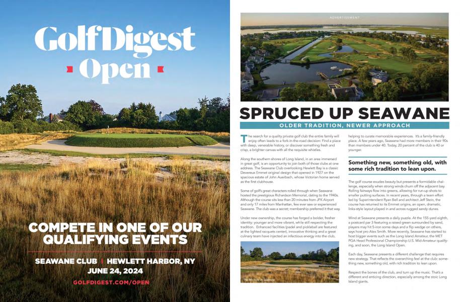 Golf Digest Open/Seawane | Golf Digest | MARCH/APRIL 2024